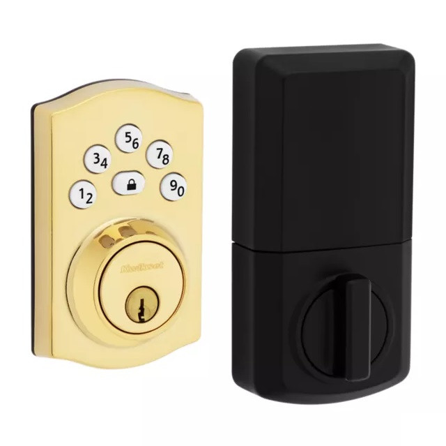 Kwikset 9240TRL-L03 Traditional Powerbolt Electronic SmartCode Deadbolt ...