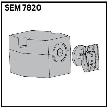 LCN SEM7820AL Low Profile Single Side Floor Mount Hold Open Magnet 689 ...