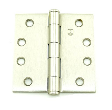 Hager 127931215 Satin Nickel 3-1/2" Steel Full Mortise Architectural Hinge