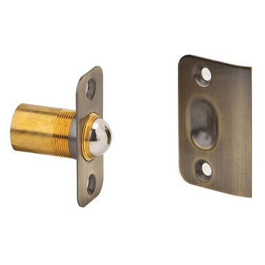 Ives Commercial 349B5 Solid Brass Round Corner Ball Catch Antique Brass ...