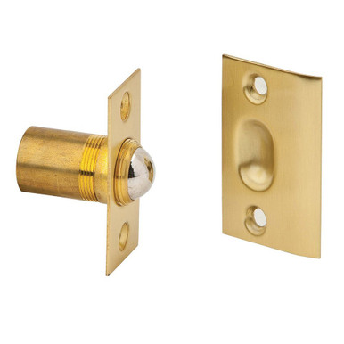 Ives Commercial 347B4 Solid Brass Dual Adjustable Ball Catch Satin Brass Finish
