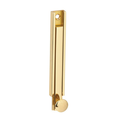 Ives Commercial 40B34 Solid Brass 4" Modern Surface Bolt Bright Brass Finish