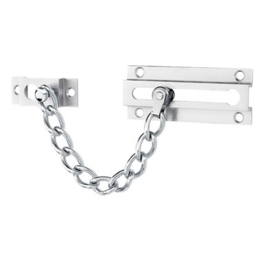 Ives Commercial 481F26 Steel Chain Door Guard Bright Chrome Finish