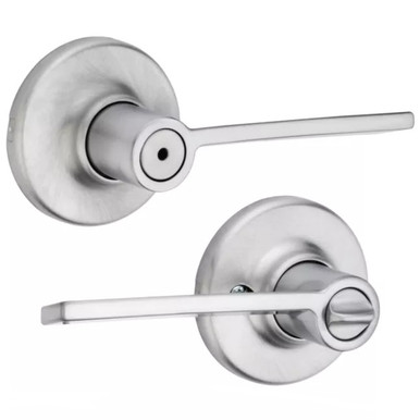 Kwikset 300LRLRDT-26D Ladera Lever with Round Rose Privacy Door Lock ...