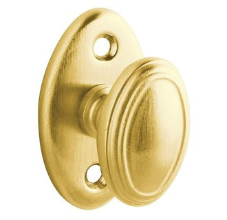 Baldwin 6732.060 Satin Brass & Brown Turn Piece with Backplate ...