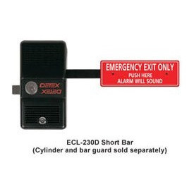 Detex ECL-230D-BLK Exit Control Lock (Black)