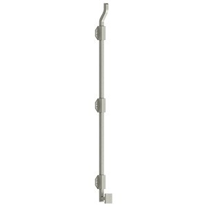 Deltana FPGM2615 Satin Nickel 26" Modern Offset Surface Bolt; Heavy Duty