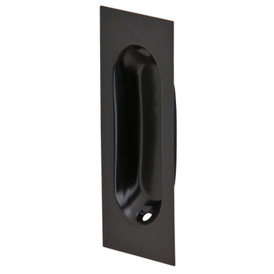 Ives Commercial 22BBLK Solid Brass Rectangular Flush Pull Black Finish