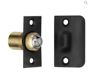 Ives Commercial 347BBLK Solid Brass Dual Adjustable Ball Catch Black Finish