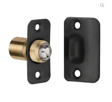 Ives Commercial 349BBLK Solid Brass Round Corner Ball Catch Black Finish