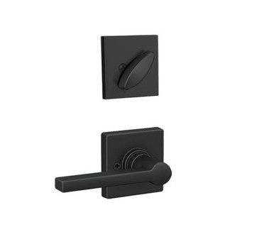 Dexter JH59SOL622COL Matte Black Solstice Style Handleset with Collins ...