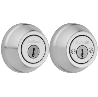 Kwikset 785-26D.STRKP Double Cylinder Deadbolt with 6AL Latch and STRKP ...