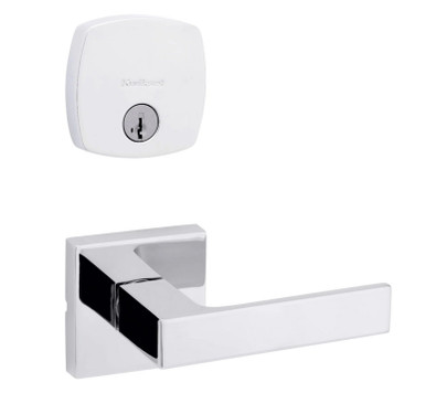 Kwikset 258MDT-720SALSQT-26 Bright Chrome Midtown Single Cylinder ...