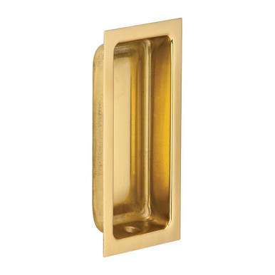 Ives Commercial 227B3 Solid Brass Large Rectangular Flush Pull Bright ...