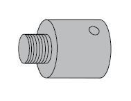 LCN SEM7810E075AL 3/4" Magnet Extension 689 Aluminum Finish