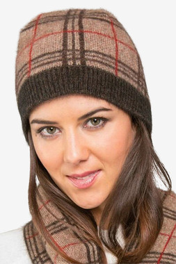 Fur Trim Beanie | Possum Merino Wool Silk | NZ Natural Clothing
