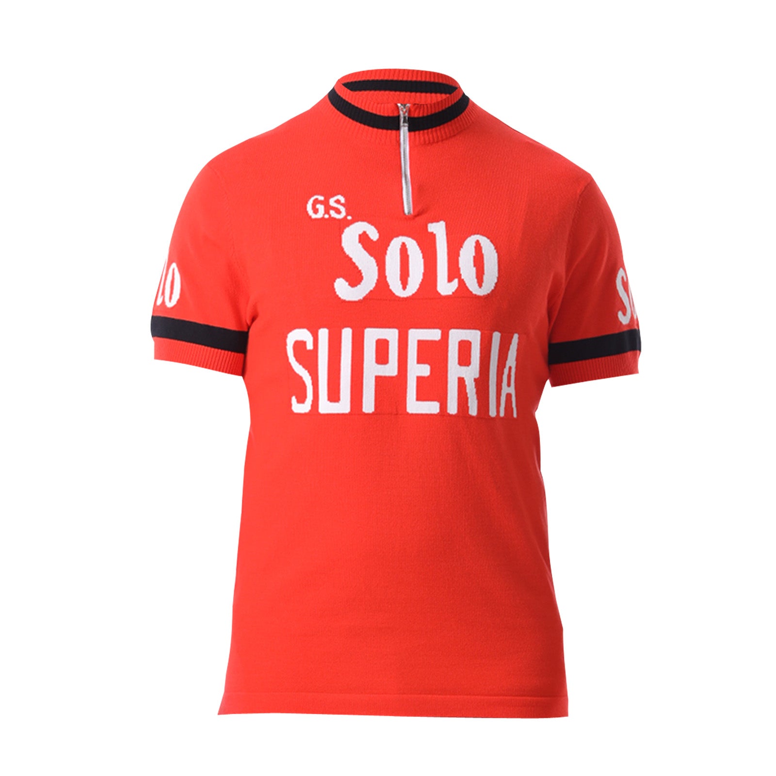 G.S. Solo Superia Merino Wool Retro Cycling Jersey Retro Cycling Jerseys
