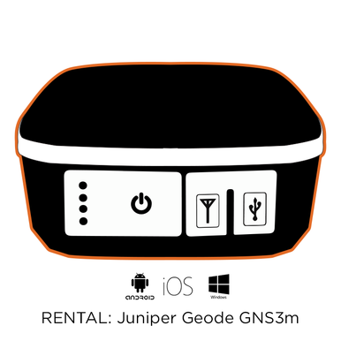 Juniper Systems Geode GNS3m Multi Frequency GNSS Receiver Rental