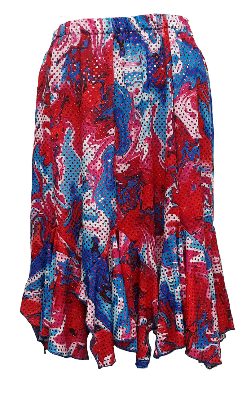 Star Spangled Tango Skirt - Flair Dance Clothing