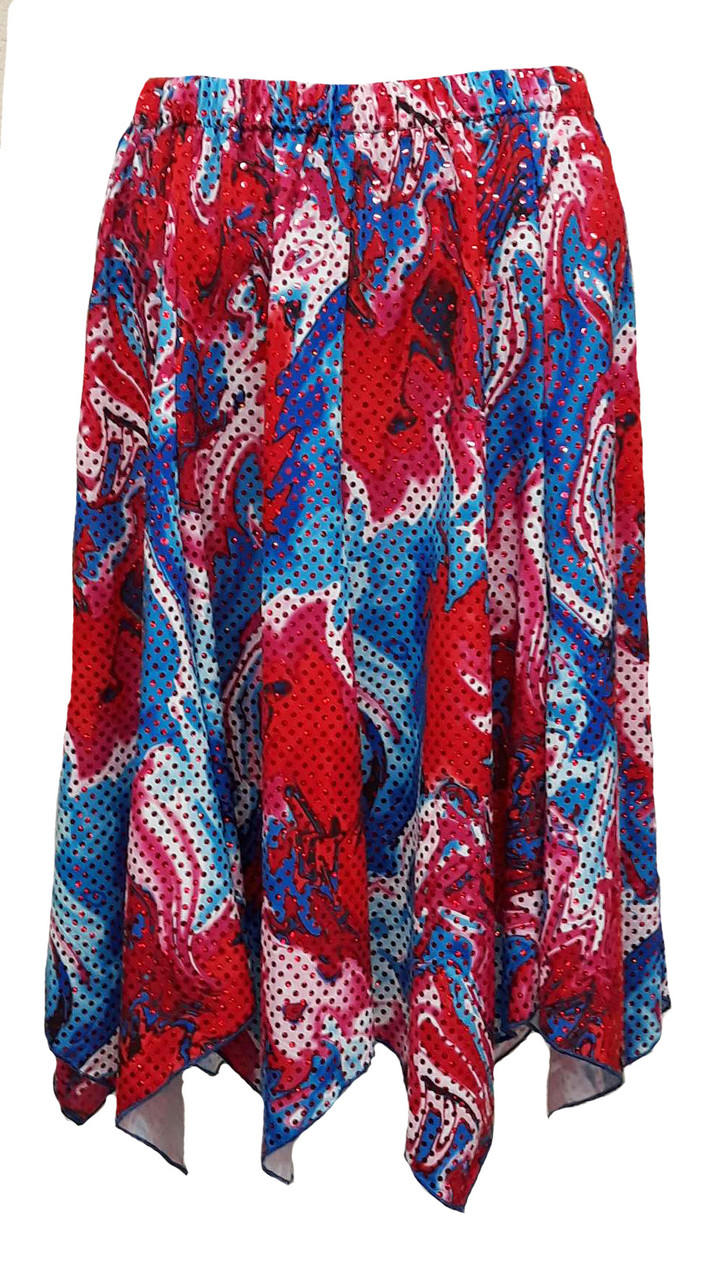 Star Spangled Hanky Hem Skirt - Flair Dance Clothing