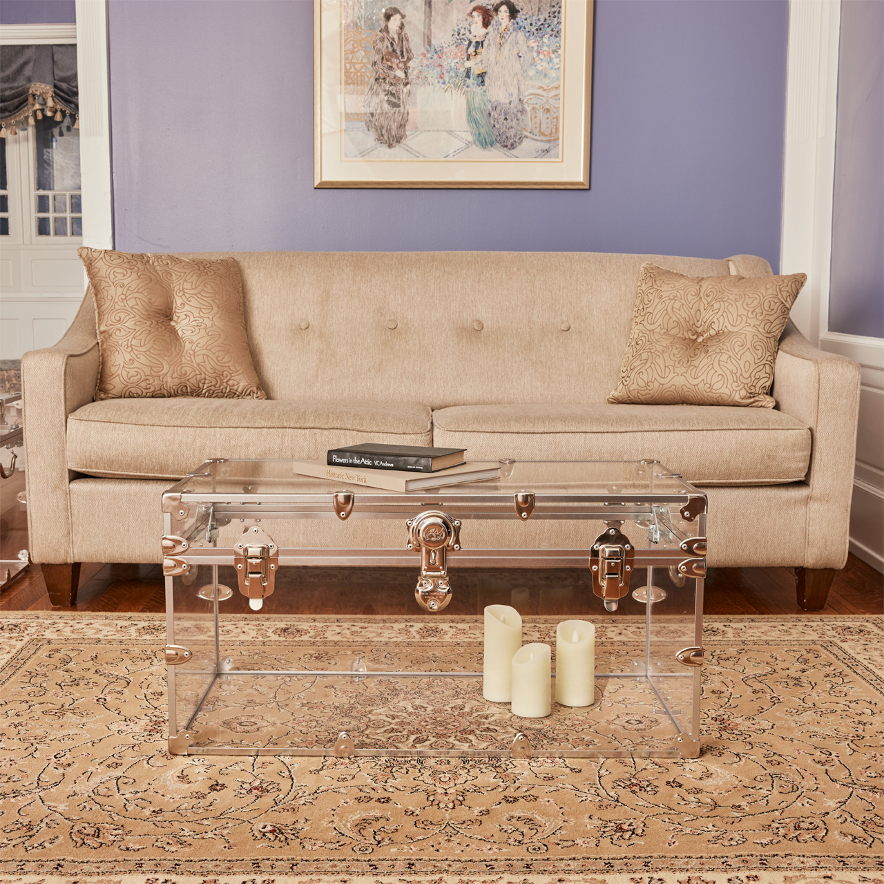 Rhino Acrylic Coffee Table Trunk