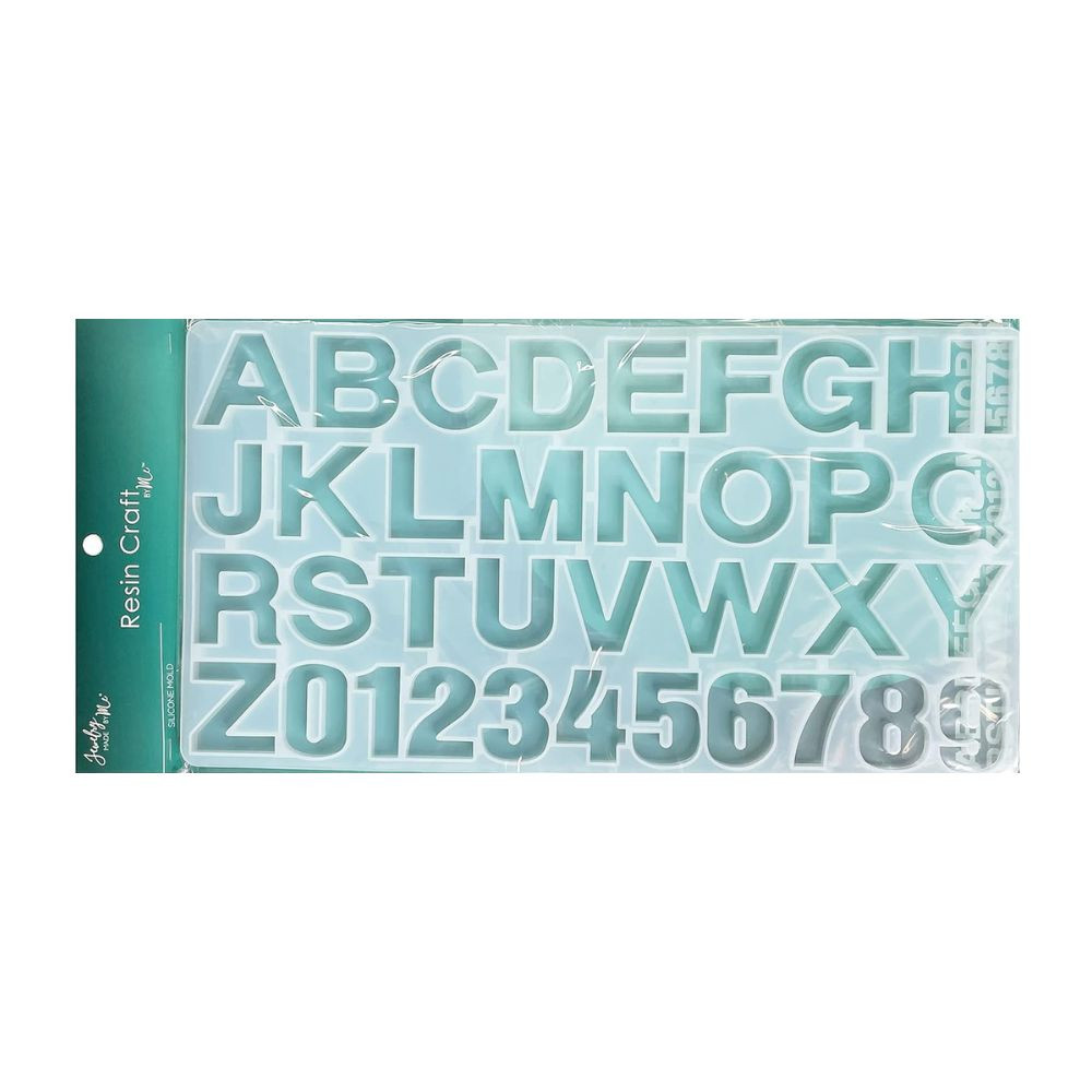 SiliconeLetters & Numbers Mould - Choose a Size | Resin Casting | House ...