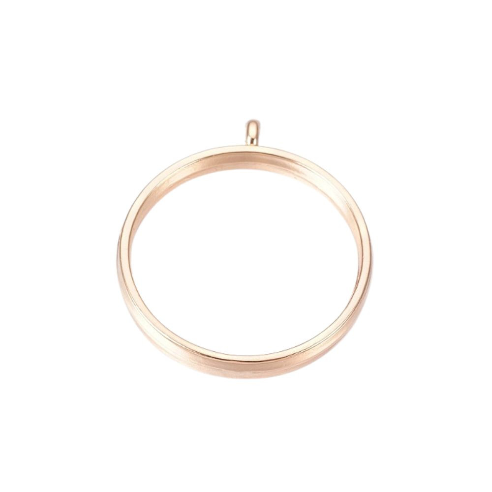 Round Open Back Bezel - Pack of 5 - Choose your colour | Findings ...