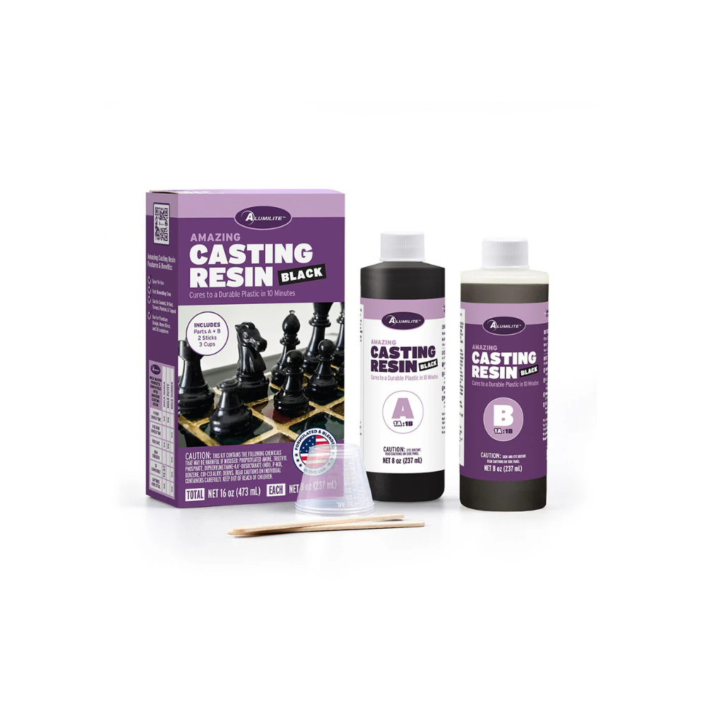 Alumilite Amazing Opaque Black Resin | Casting Resin in the UK | House ...