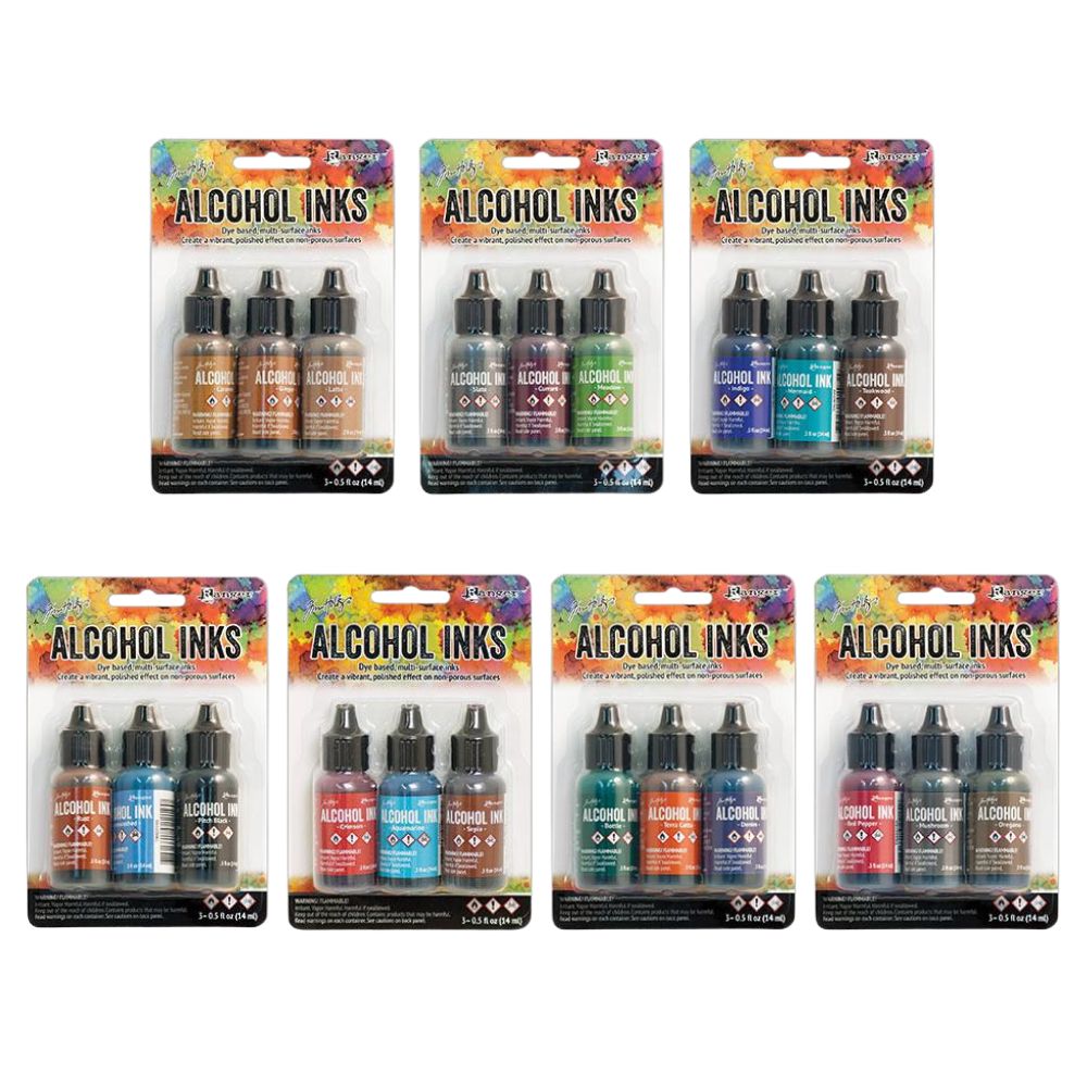 Alcohol Ink 3pk - Land and Sea Tones | Ranger Inks | House of Resin