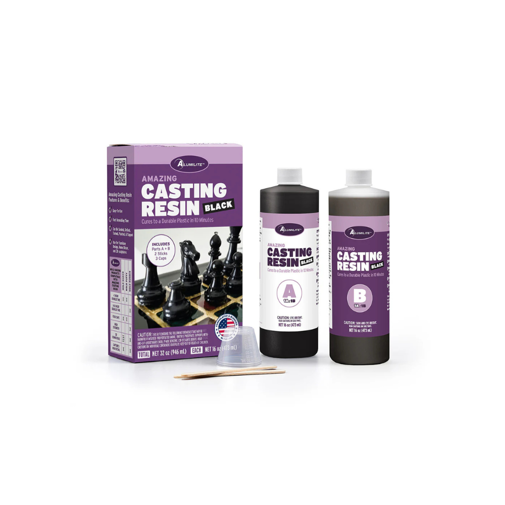 Alumilite Amazing Opaque Black Resin | Casting Resin in the UK | House ...