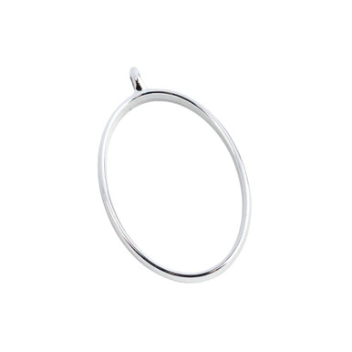 Oval Open Back Bezel - Pack of 5 - Platinum | Findings | House of Resin