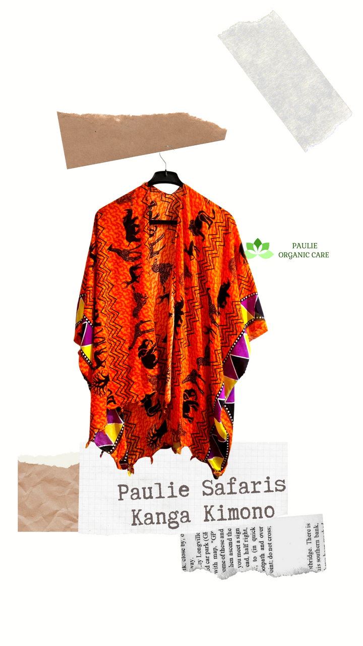 Paulie Safaris Kanga Kimono - PAULIE ORGANIC CARE