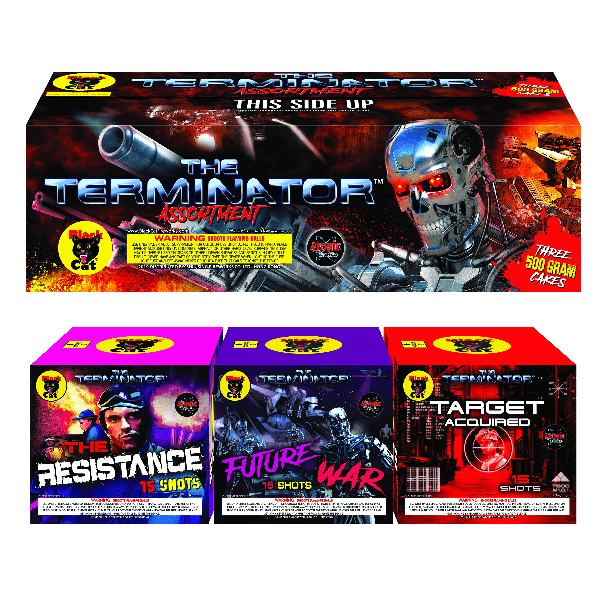 The Terminator cake assorted sold by piece - Black Cat