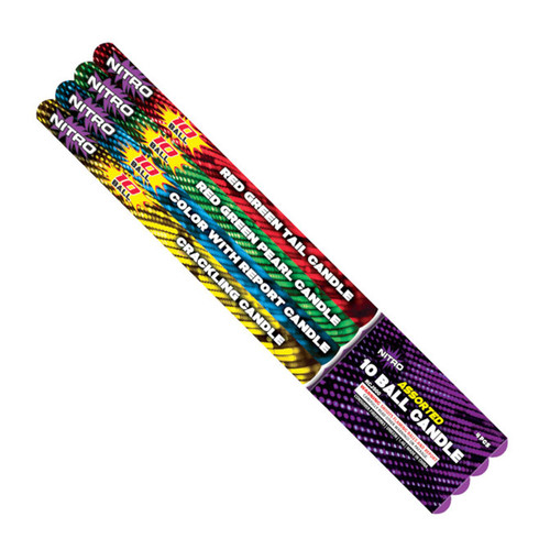 10 Ball Nitro Assorted - Eagle Fireworks