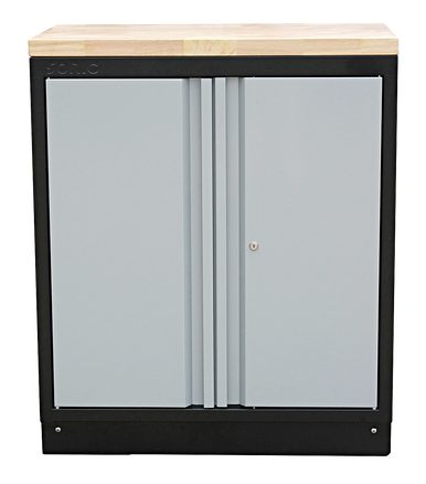 MSS 34" CLOSET WITH STAINLESS WOODEN TOP - Sonic Tools