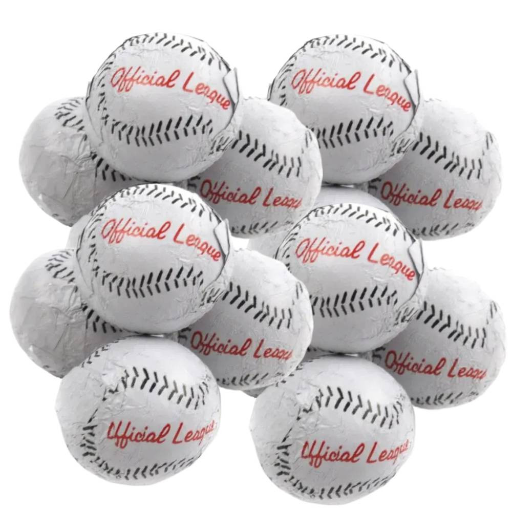 8 oz Foil Milk Chocolate Baseballs - Mrs. Cavanaugh's Chocolates & Ice ...