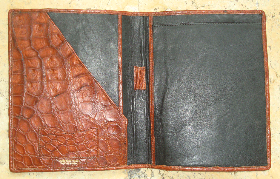 ALLIGATOR SKIN PADFOLIO