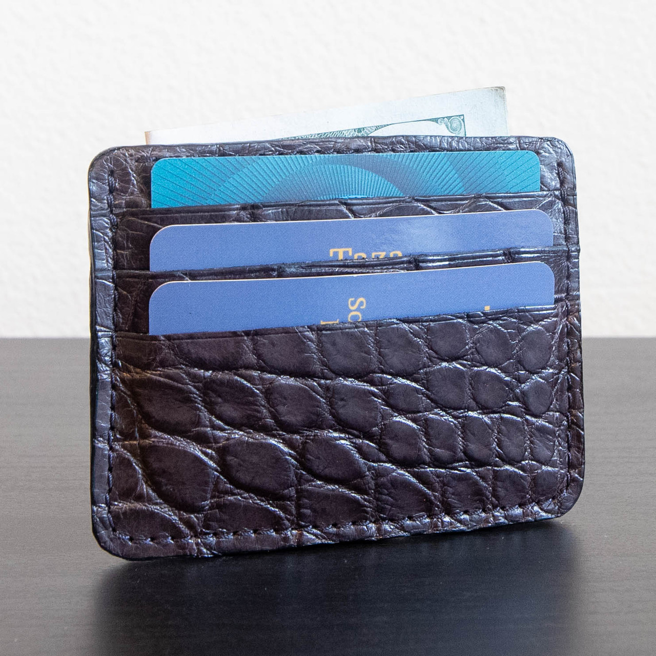 Large Nile Crocodile Card Holder
