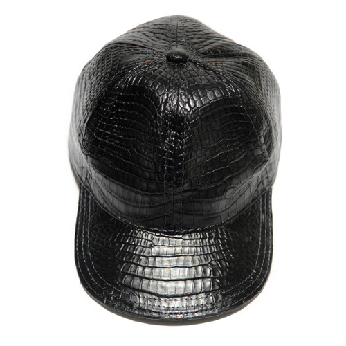 CUSTOMIZED AUDI CAP with genuine ALLIGATOR skin