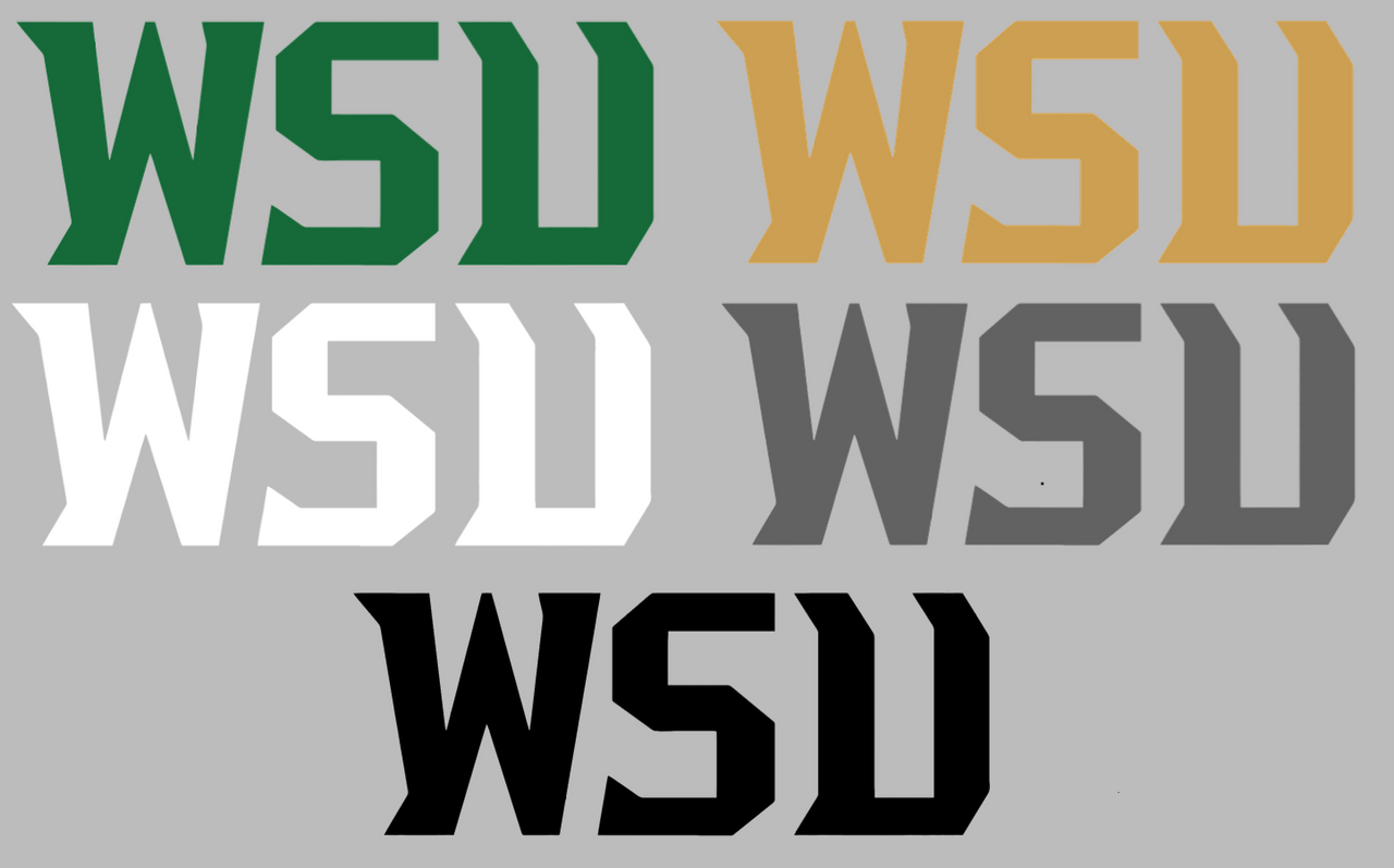 Wright State Raiders WSU Logo Premium Vinyl Decal PICK COLOR & SIZE