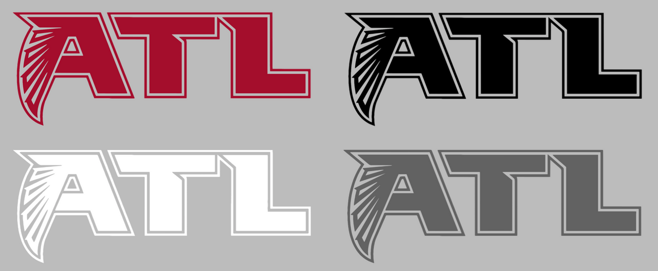 Atlanta Falcons ATL Logo Premium Vinyl Decal PICK COLOR & SIZE