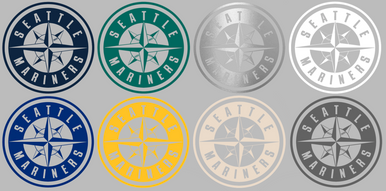 Seattle Mariners Alternate Logo Premium Vinyl Decal PICK COLOR & SIZE