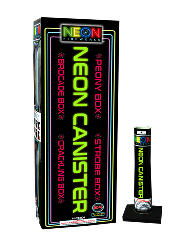 NEON CANISTER SHELL - Tri-State Fireworks