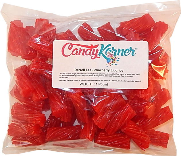 Darrell Lea Australian Strawberry Licorice Twists 1 Pound ( 16 OZ )