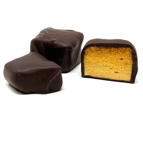 Honeycomb Sponge Candy - Gourmet Dark Chocolate covered Sponge Candy
