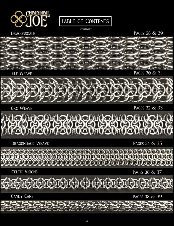 Complete Chainmail Tutorial Collection Book - Chainmail Joe