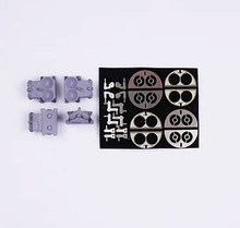 Holley Split Dominator & PE Details, Pair 1/25 - Ted's Modeling Marketplace