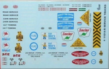 Service Truck or Gas Station Decals 1/24-1/25 Scale