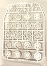 Drag Racing Wheel Set, 4-Types, 1/25 - Ted's Modeling Marketplace