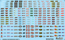 One of 5 latest Modern Drag Racing Contingency Sheets from SLIXX